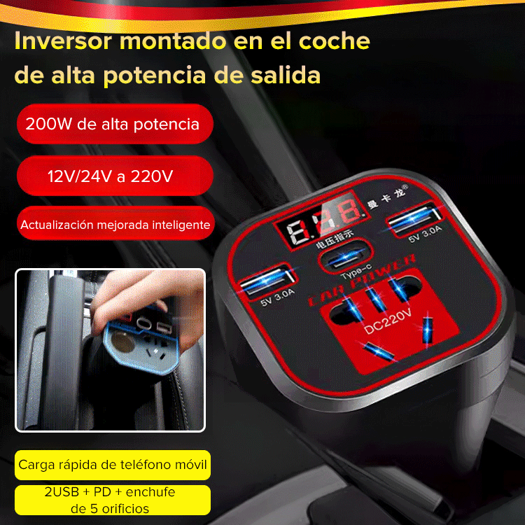 Inversor de Coche con [Alta Potencia de Salida] – formsself