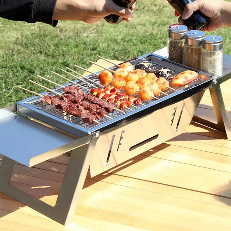 🔥🔥🔥Stainless Steel Folding Outdoor Barbecue – formsself